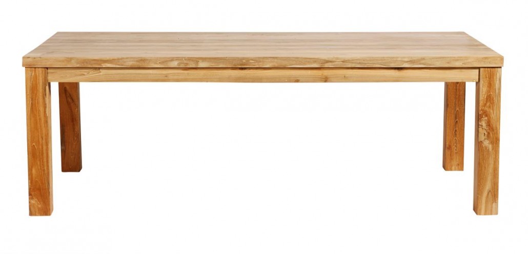 Rustic teak spisebord - Olen Mobel