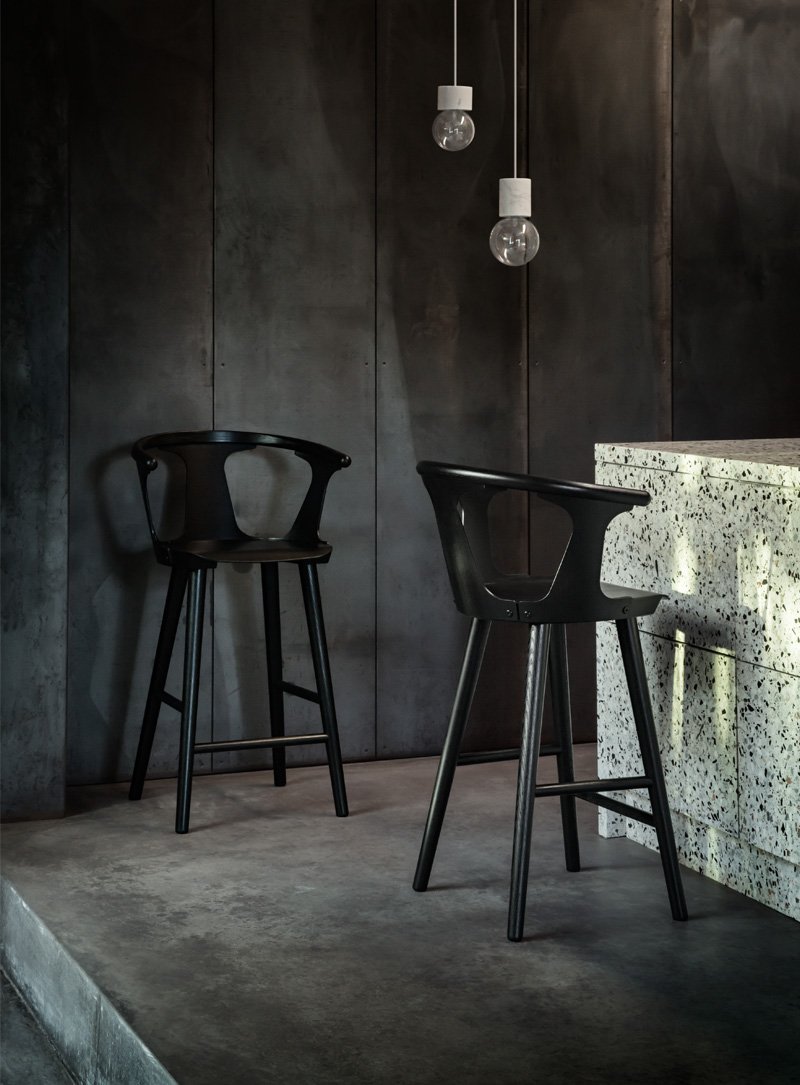 &Tradition In Between Bar stol SK7 Black oak - Olen Mobel