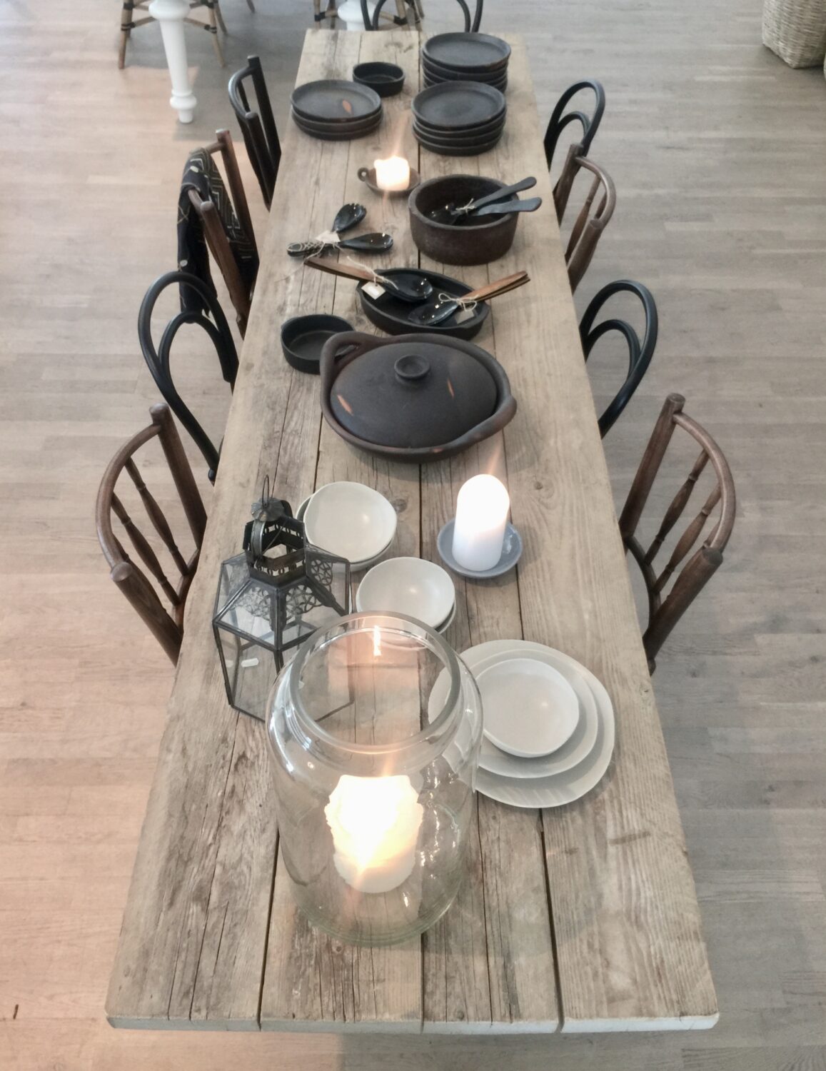 Vintage Planke bord. 70x300cm. Høyde 74cm. - Ølen Møbel