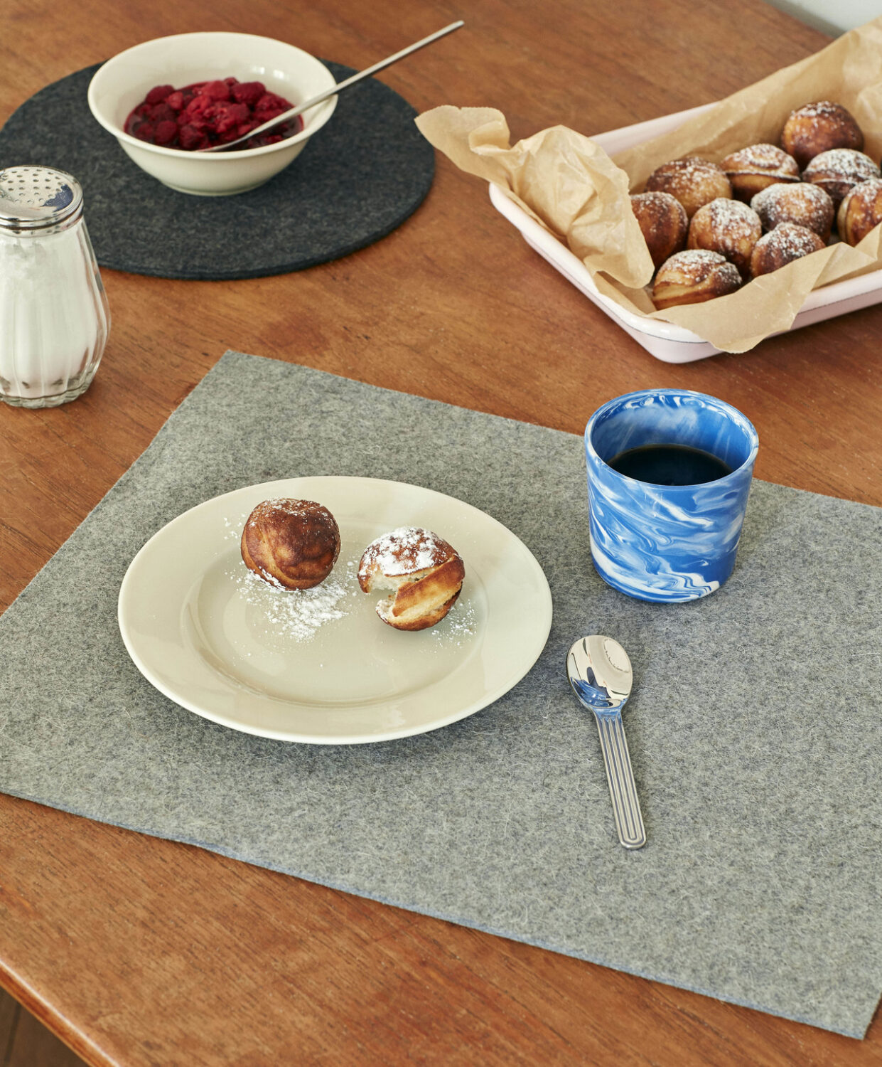 Hay Place Mat wool - Spise brikke 45x35cm Grey - Ølen Møbel