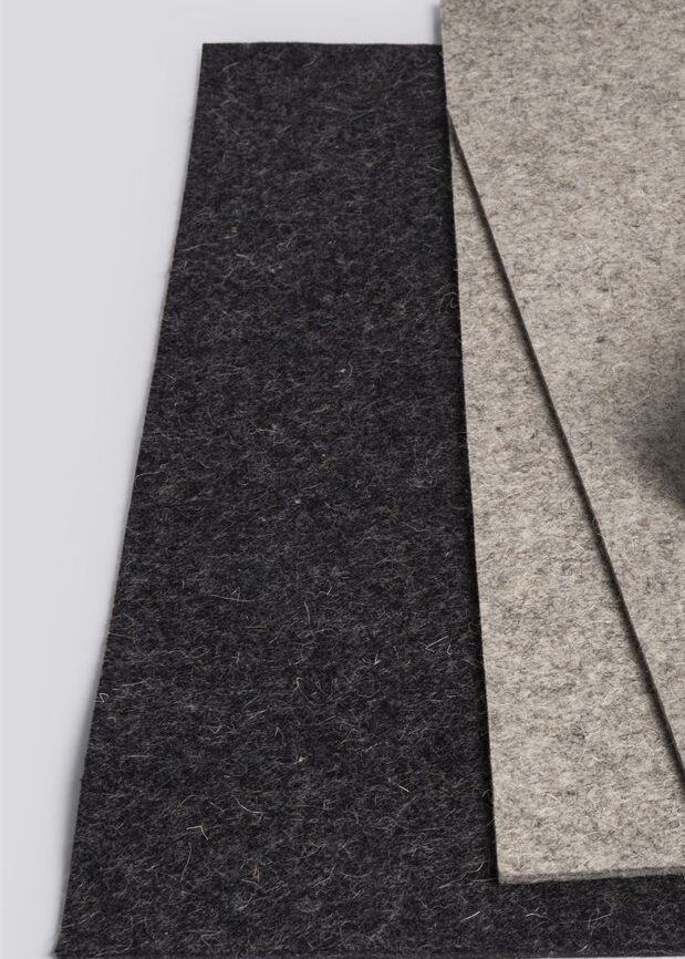Hay Place Mat wool Spise brikke - Dark Gray. 45x35cm - Ølen Møbel