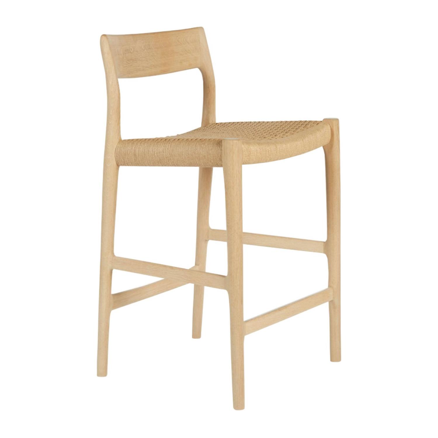 -10% JL MØLLER Model 77C Low counterstool/barstol - Oak Soap - Natural ...