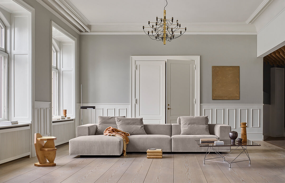 Eilersen Baseline Sofa m/Chaiselong - Munster 006. 325x160cm. - Ølen Møbel