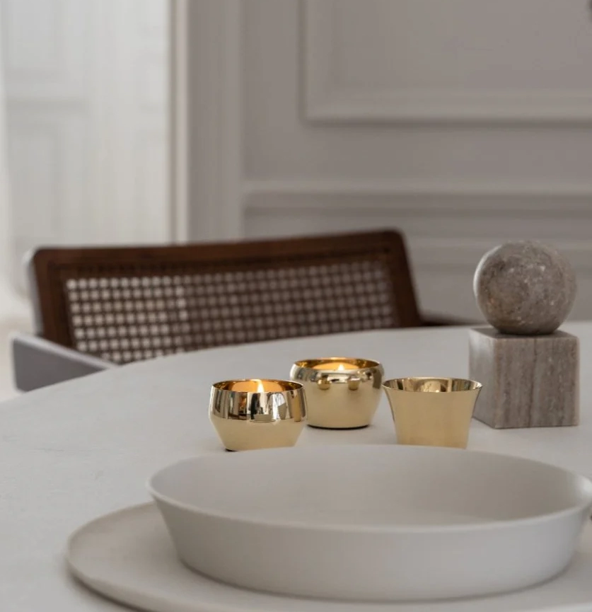 Skultuna Kin - Brass. Set på 3 stk. - Ølen Møbel